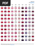 Thread Color Chart PDF | PDF