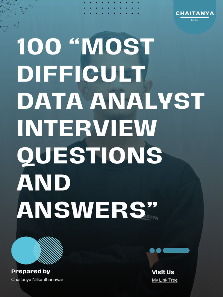 Toughest Data Analyst Interview Questions | PDF | Type I And Type Ii ...