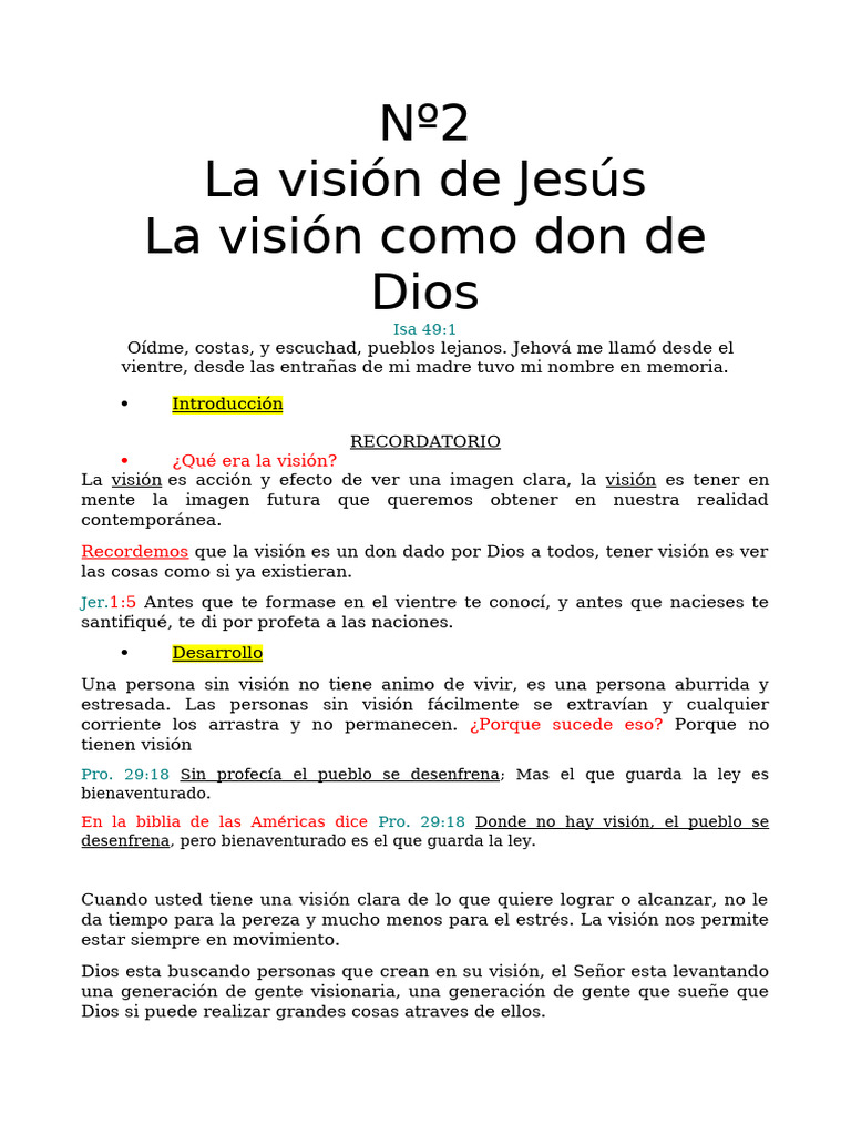 El Don de Visión en la Fe | PDF | Dios | Jesús en el islam
