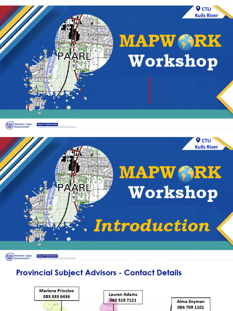 Mapwork Ctli Workshop For PDF | PDF | Contour Line | Map