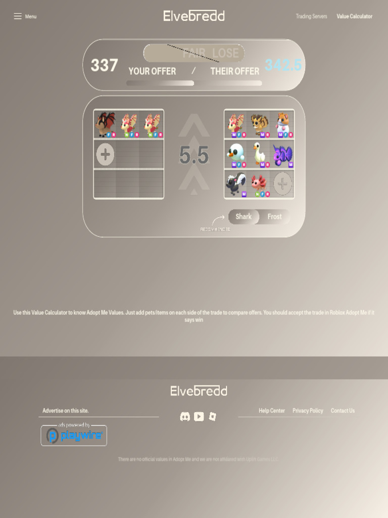 Value Calculator | PDF