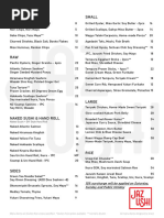 Nuri Sushi Menu and Prices Overview | PDF | Sushi | Japanese Cuisine