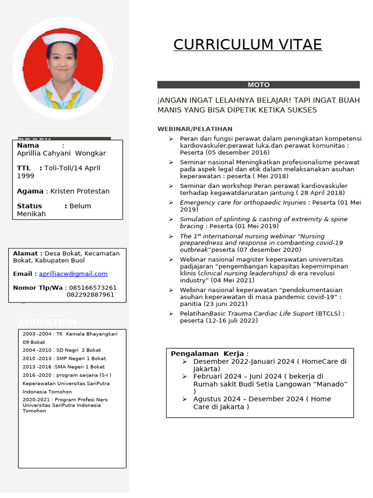 CV APRIL - Fix | PDF