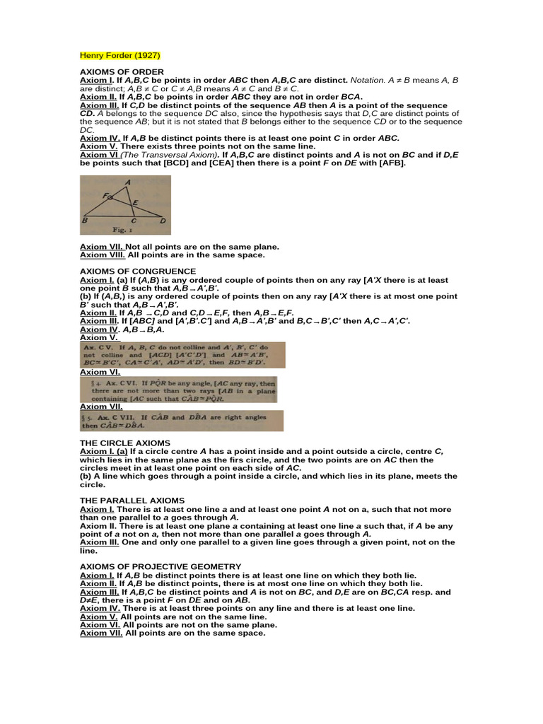Henry Forder | PDF | Mathematical Logic | Euclid