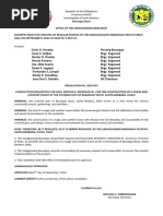 Barangay Tanod Monthly Report Template | PDF