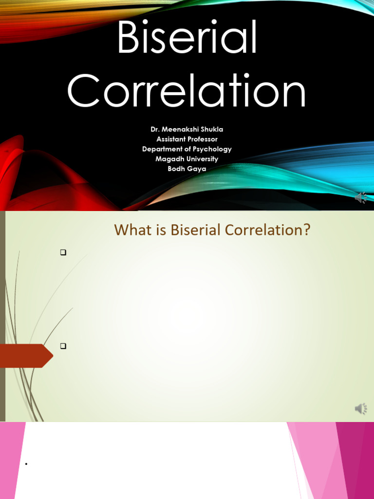 Biserial Correlation Pdf P Value Statistical Inference