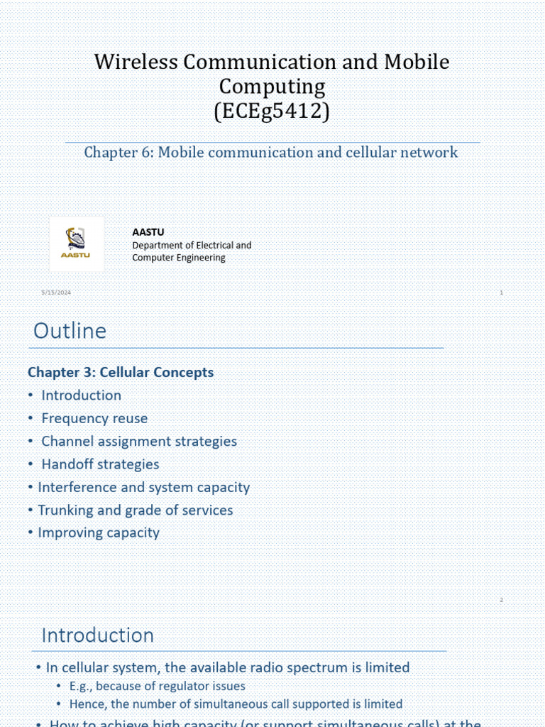 Co-Channel Interference in Cellular Networks | PDF | Cellular Network ...