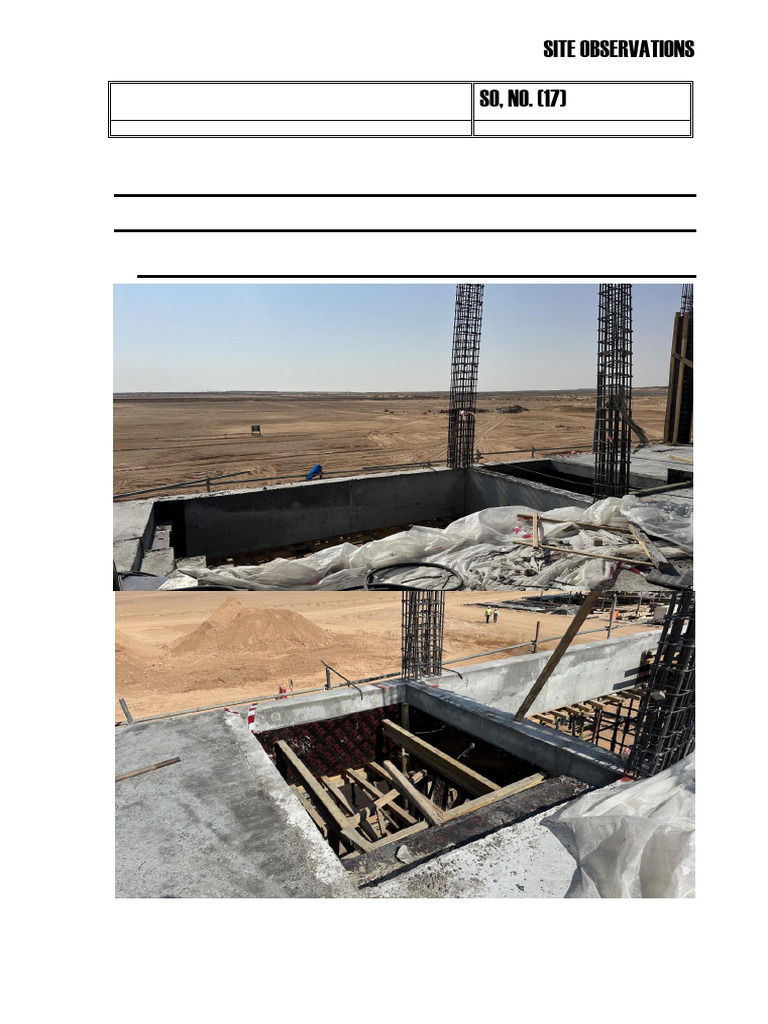 Site Safety Observations for Project Lambo | PDF