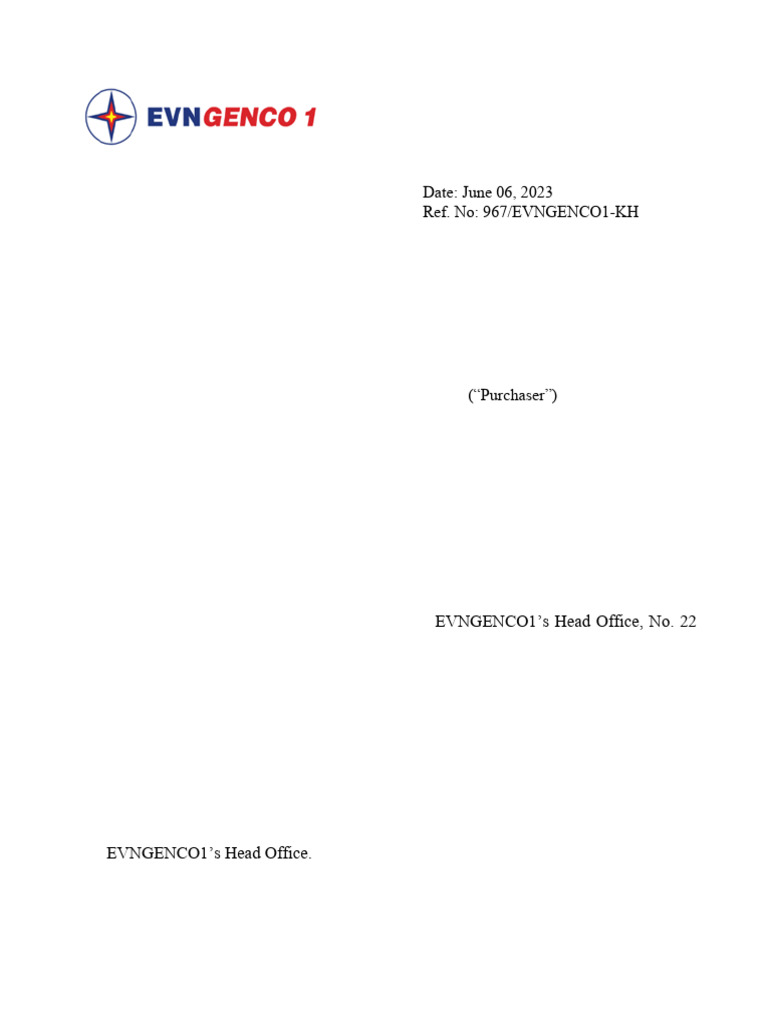 EVNGENCO1 - Invitation To Pre-Qualification DH1 2023 | PDF