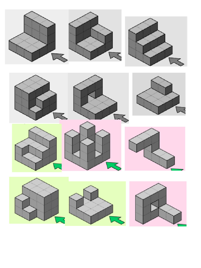 Figuras en Isométrica | PDF