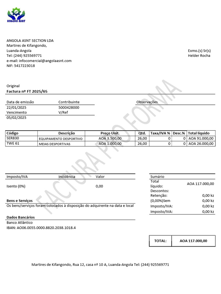 Factura Pro Forma | PDF