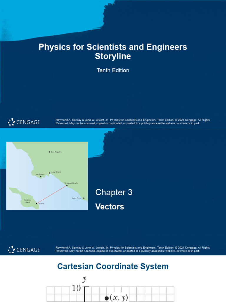 PhysicsSciEngin_10e_CH03_PowerPoints.pptx | PDF | Euclidean Vector | Velocity