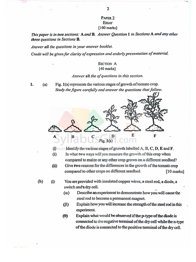 2025 Bbek Jan Mock - Science 2 | PDF