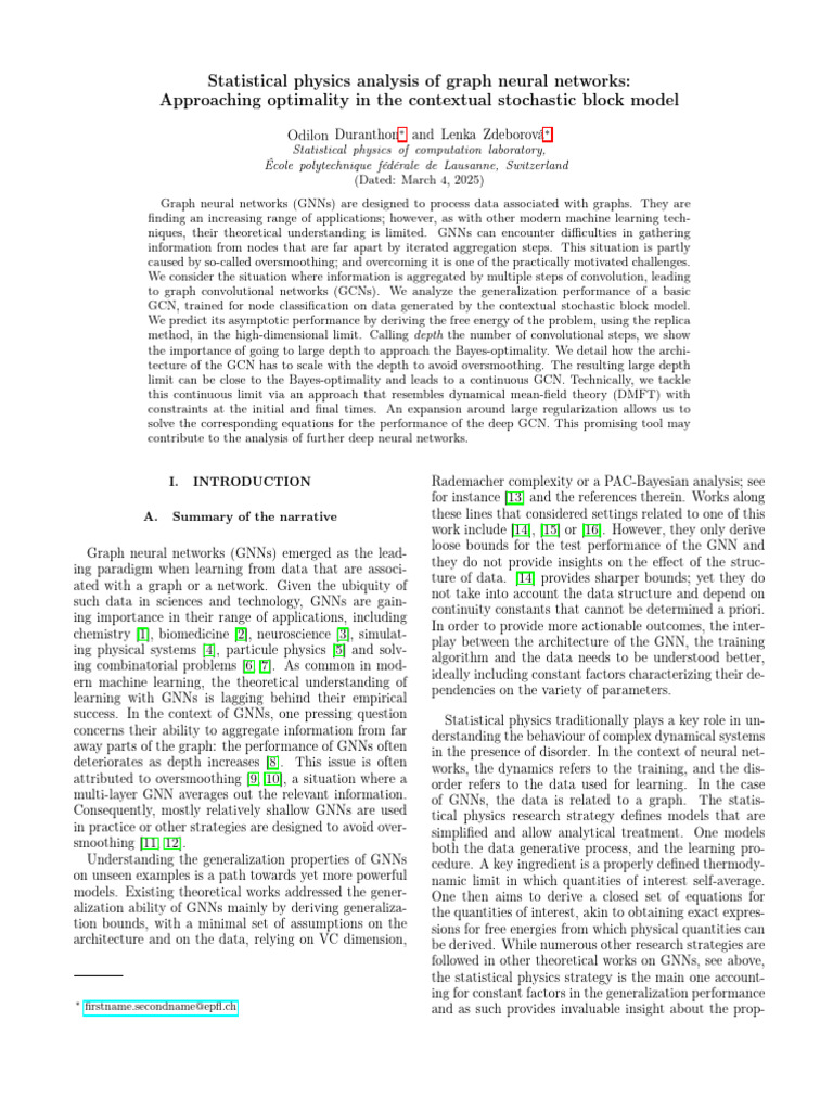 Statistical Physics Analysis of Graph Neural Networks: Approaching Optimality in The Contextual ...