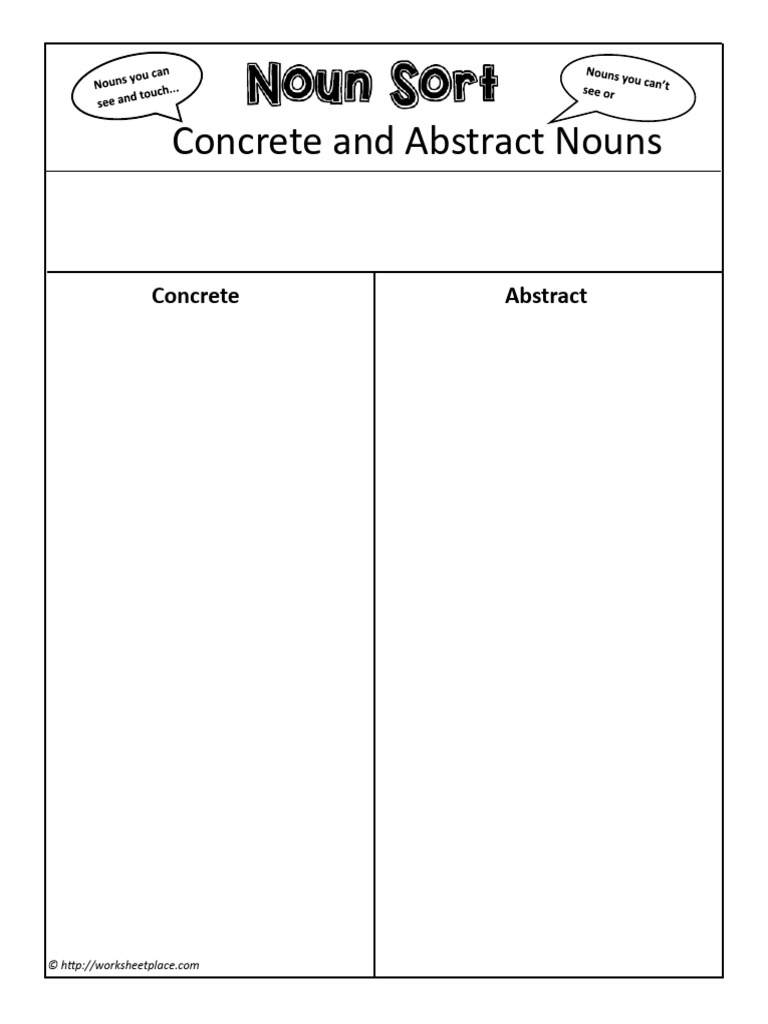 Noun Worksheet 16 | PDF