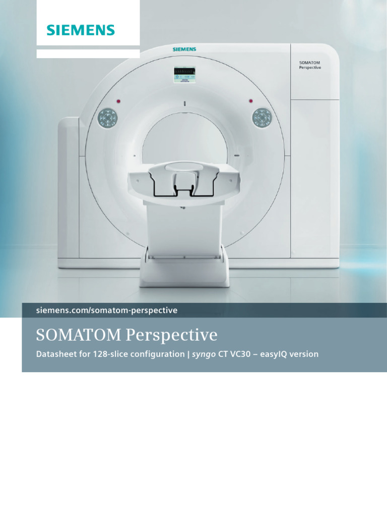 Somatom Perspective Datasheet 128 | PDF | Ct Scan | Usb Flash Drive