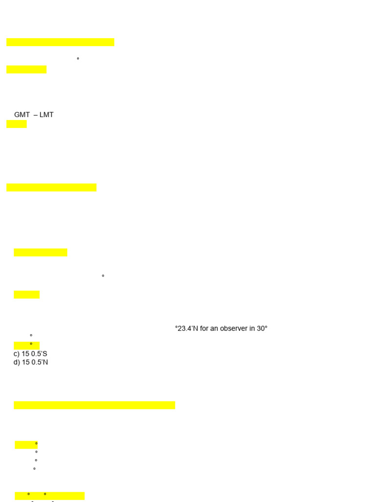 Cnav MCQ Type Question Answer | PDF | Celestial Mechanics | Stars