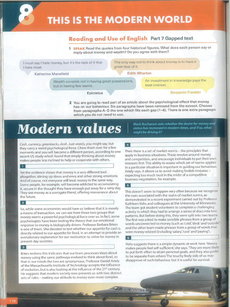 C1 Reading Unit 8 | PDF