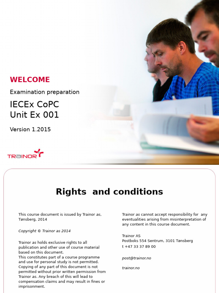 IECEx CoPC Unit 001 Version 1 2015 Acc To OD 504 v3 0 | PDF ...