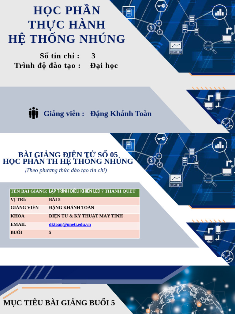 Slide TH Hệ Thống Nhúng - Buổi 5 | PDF
