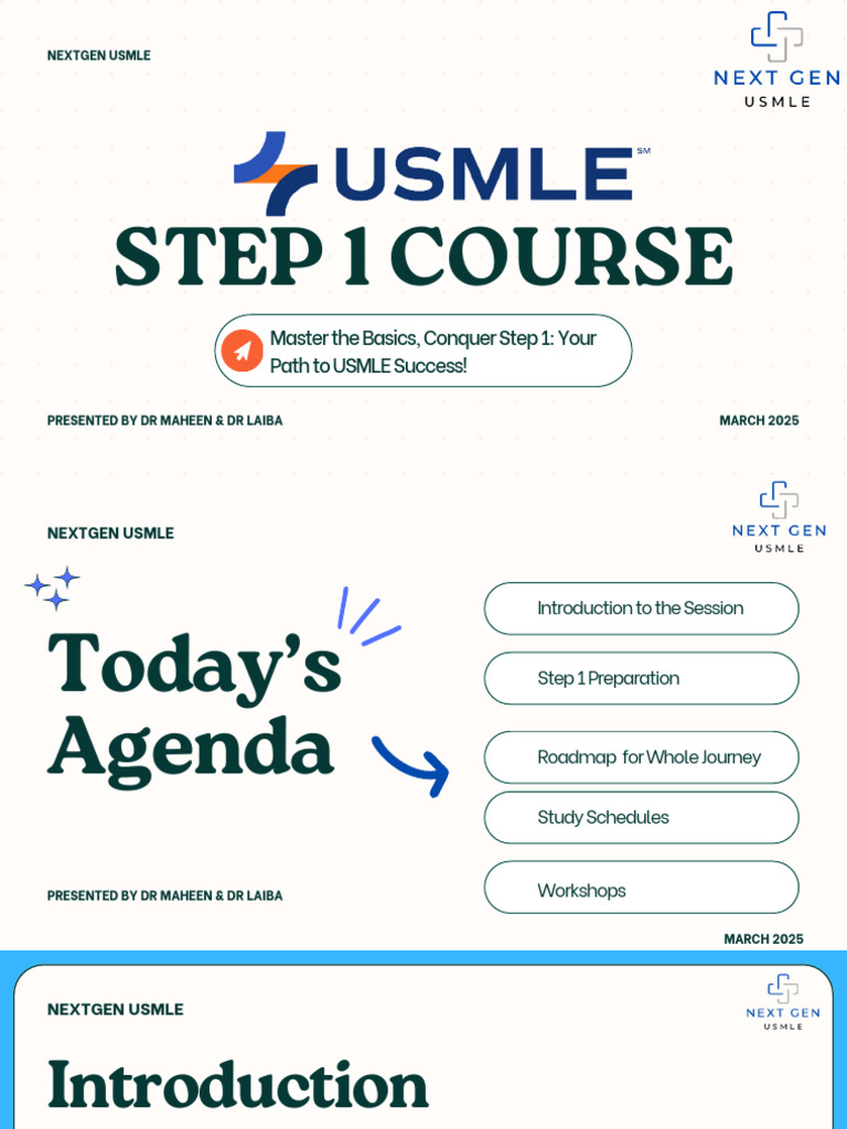 NextGen USMLE Step 1 Course Overview | PDF