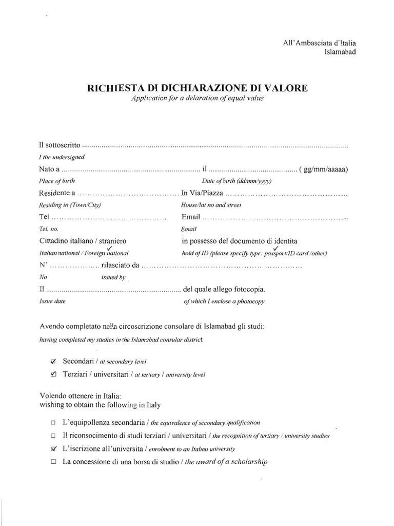 (FILLED) DOV-form | PDF