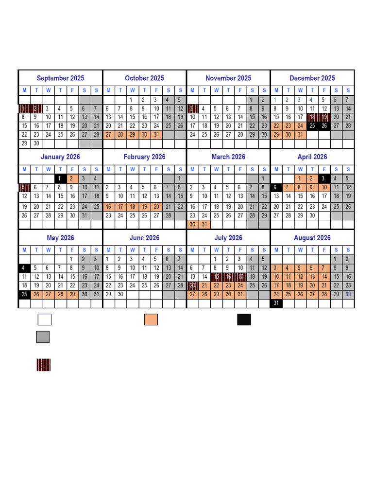 CRGS Term Dates 2025/26 Calendar | PDF | Educational Stages