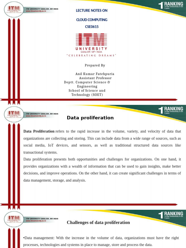 Understanding Data Proliferation Challenges | PDF