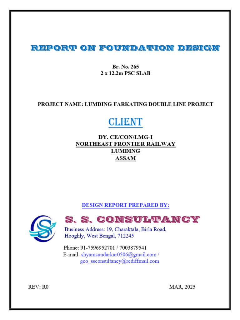 Design Doc - 265 | PDF | Deep Foundation | Mechanical Engineering