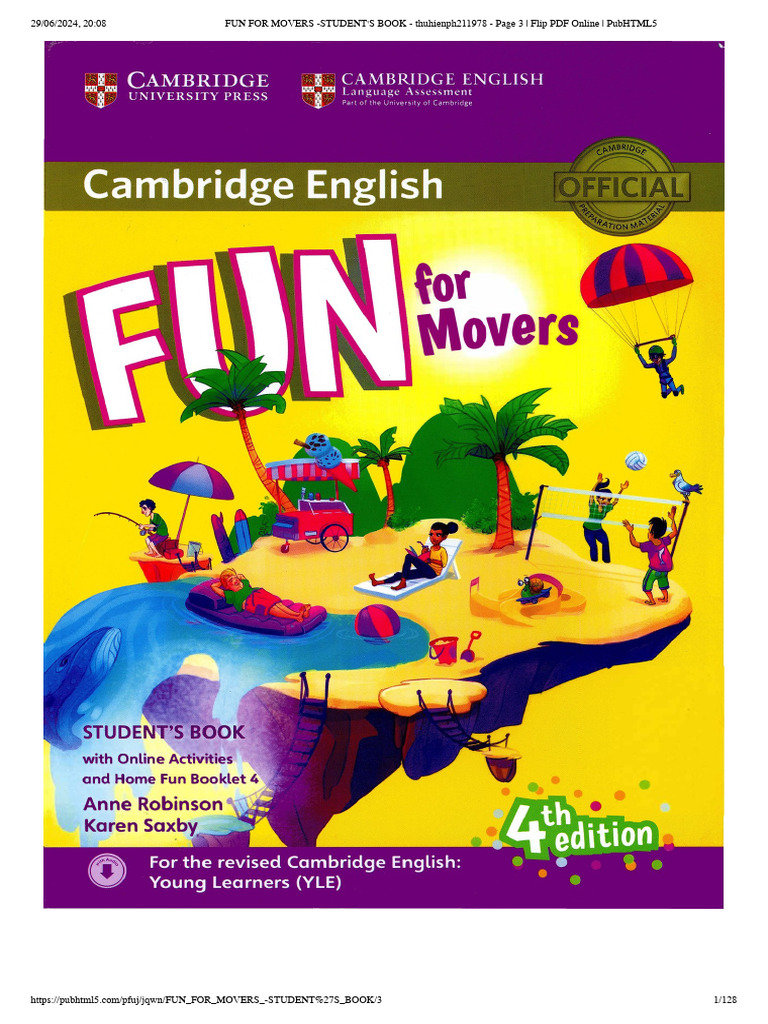 Fun For Movers Student Book 4th Edition | PDF | Application Software | Graphics Software