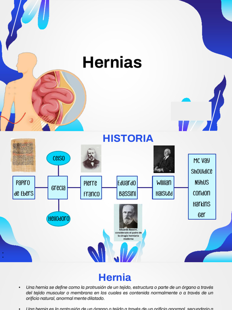 Clasificación y tratamiento de hernias | PDF | Abdomen