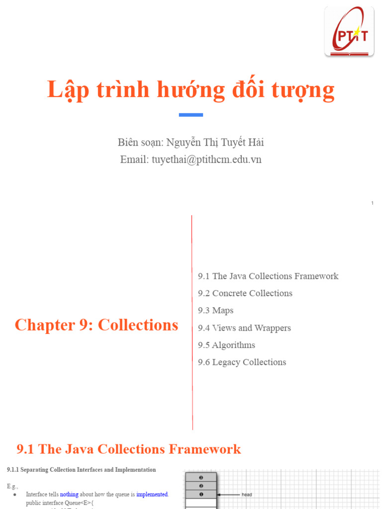 H16 BG Lap trinh huong doi tuong - C9 | PDF | Data Management | Computer Programming