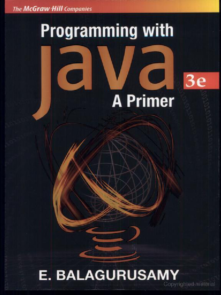 Programming With Java A Primer - 2000 Publication. (Pdfdrive) | PDF