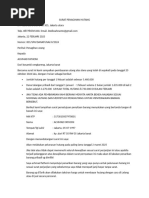 Contoh Surat Penagihan Pembayaran | PDF