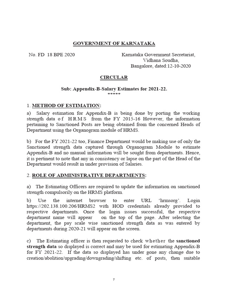 FD 18 BPE 2020 Appendix-B Circularl-Eng | PDF