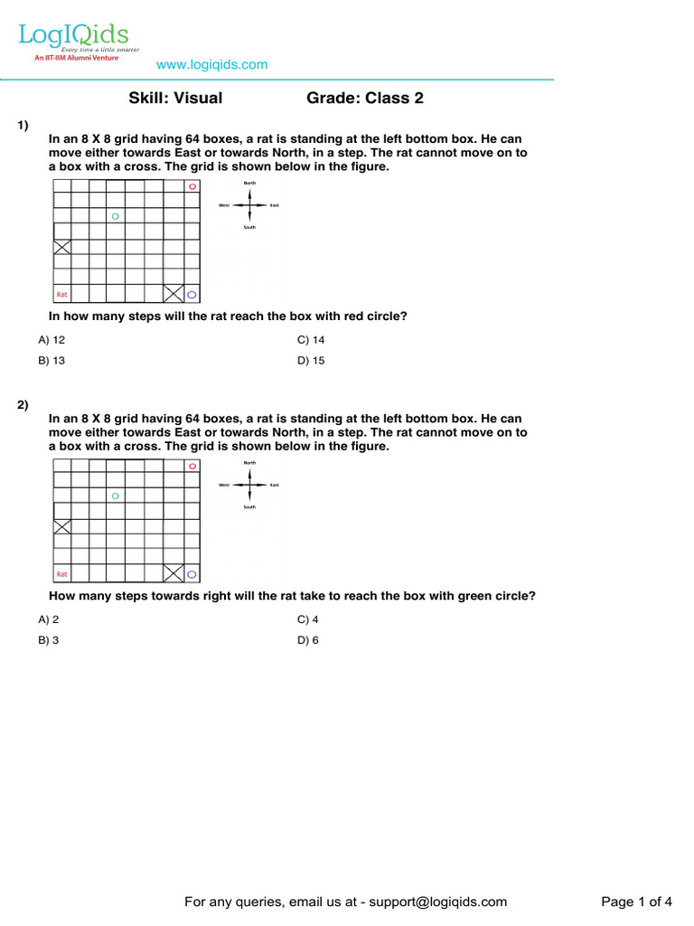 Class 2 - Worksheet No 12 - Visual - Medium | PDF | Shape | Geometry