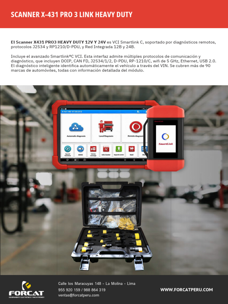 Ficha Tecnica - Scanner Pro 3 Link HD - Forcat | PDF | USB ...