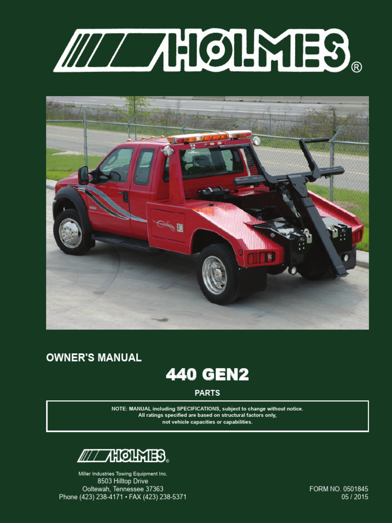Holmes 440gen2 Parts Manual | PDF | Implied Warranty | Legal Liability