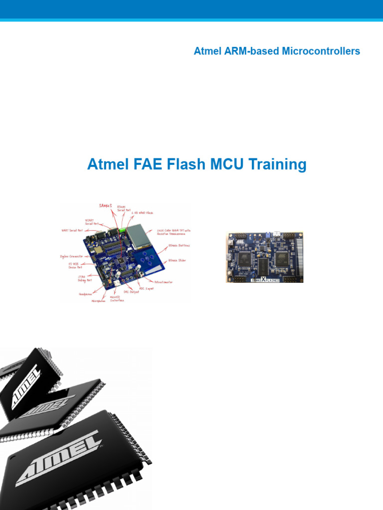 Atmel_FAE_Flash_MCU_Training | PDF | Computing | Software