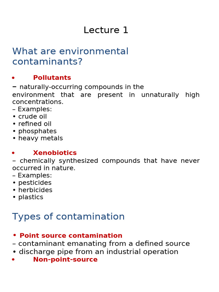 What Are Environmental Contaminants | PDF | Biodegradation | Hydrocarbons