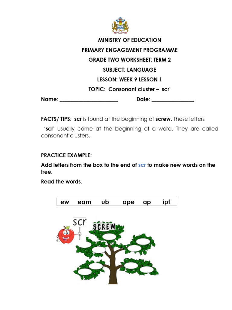 Grade 2 Language Arts Weeks 9-12 Worksheets - Term 2 | PDF | Plural ...
