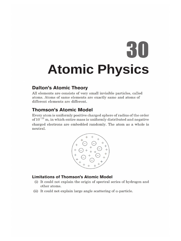 Atomic Physics | PDF