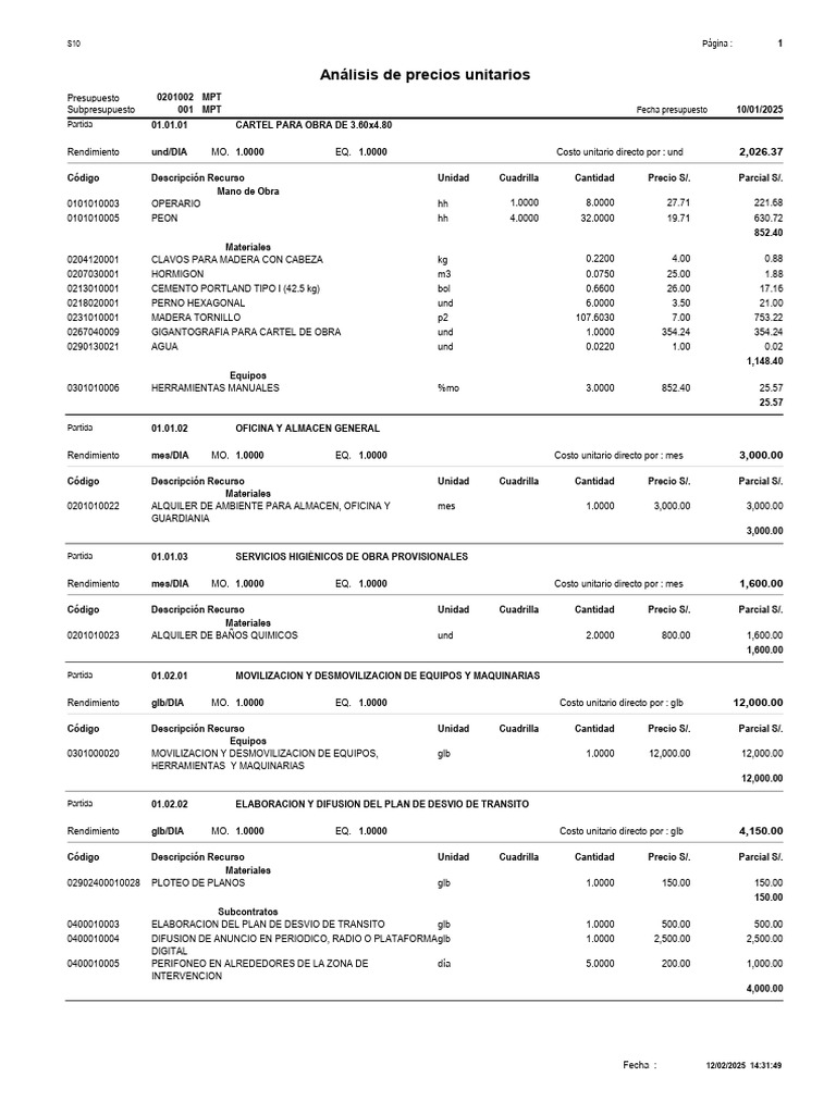 Apus MPT | PDF | Material compuesto | Hormigón