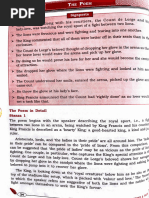 The Glove and the Lions ICSE Class 10 English | PDF | Poetry