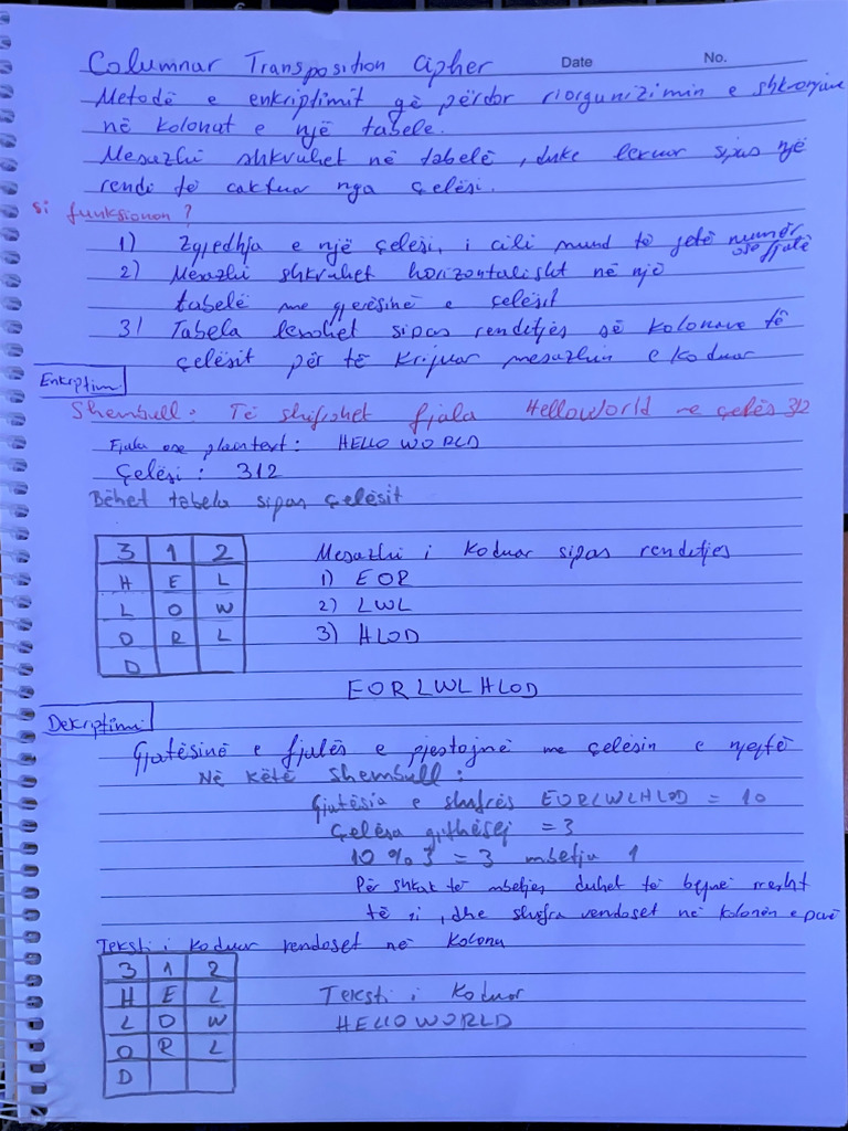 Columnar Transpose PZ | PDF