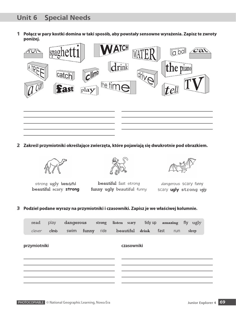 Special Needs: Unit 6 | PDF