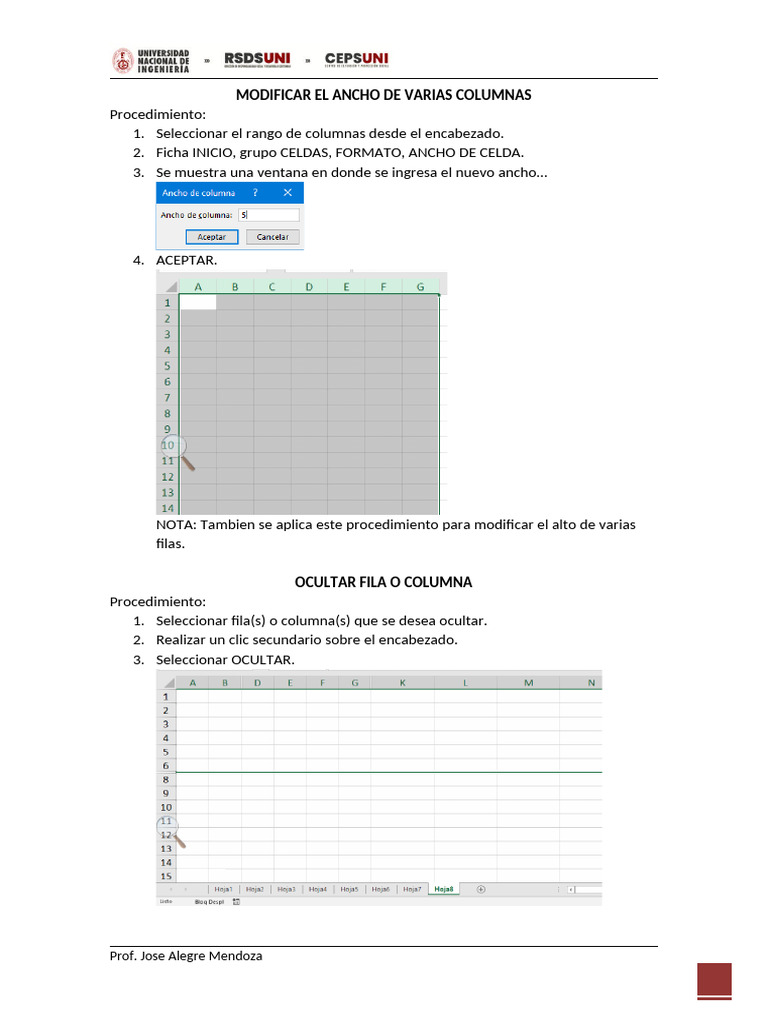 Clase 3 de Excel Basico | PDF | Microsoft Excel | Software
