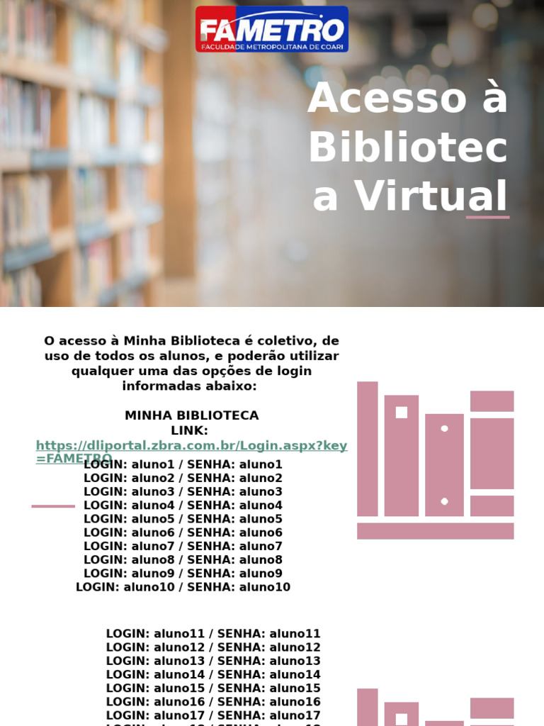 Acesso À Biblioteca Virtual | PDF