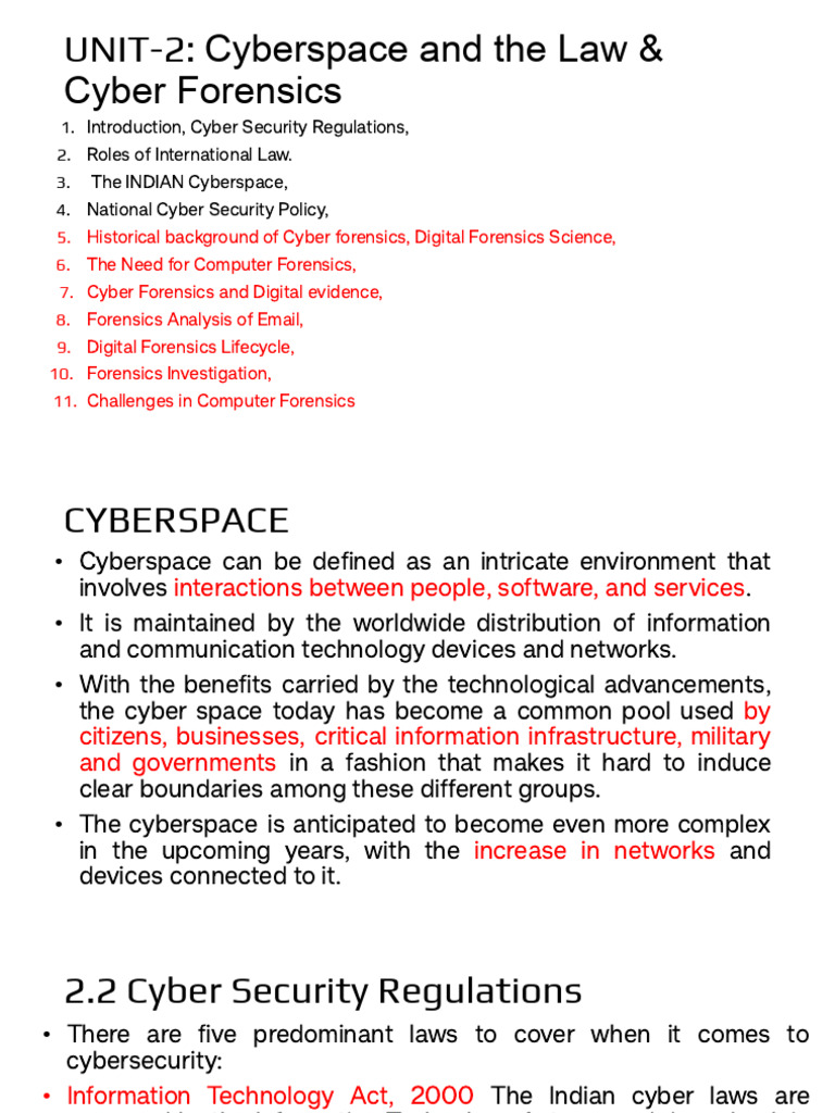Unit 2 Cys | PDF | Digital Forensics | Computer Forensics