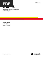 d2-R - Test of Attention - Revised | PDF | Accuracy And Precision ...